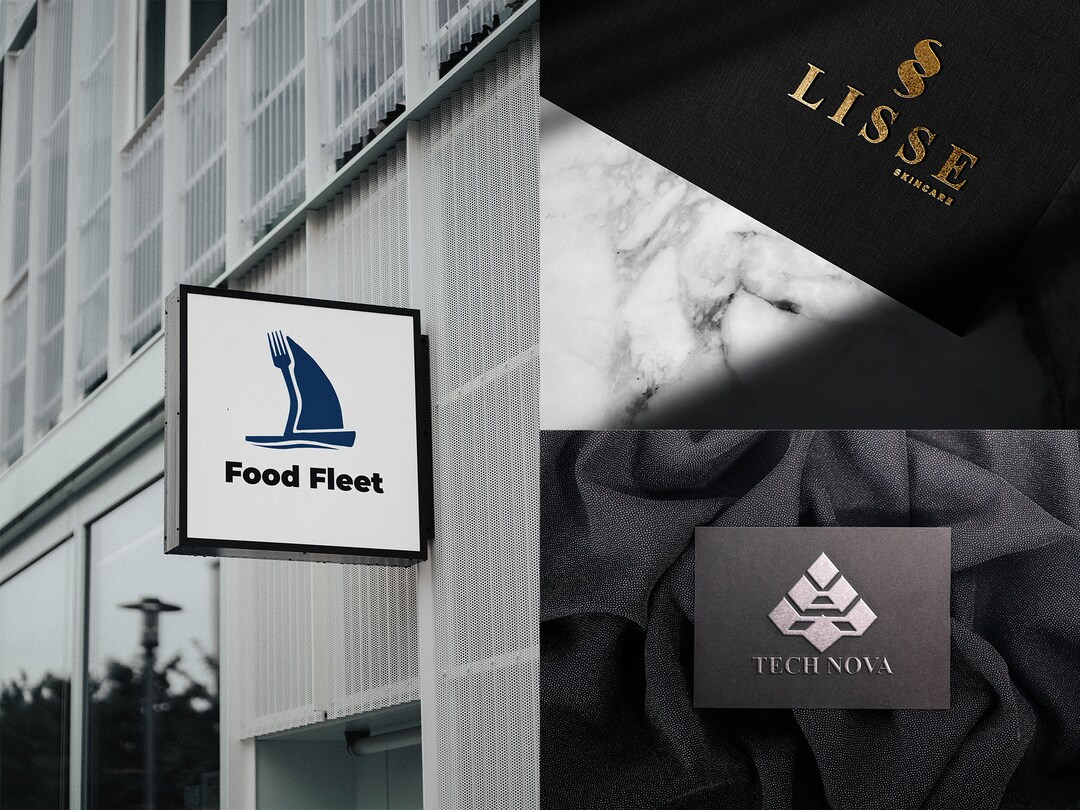 Custom Minimalist Logo Designs and Branding Made for Companies - Etsy