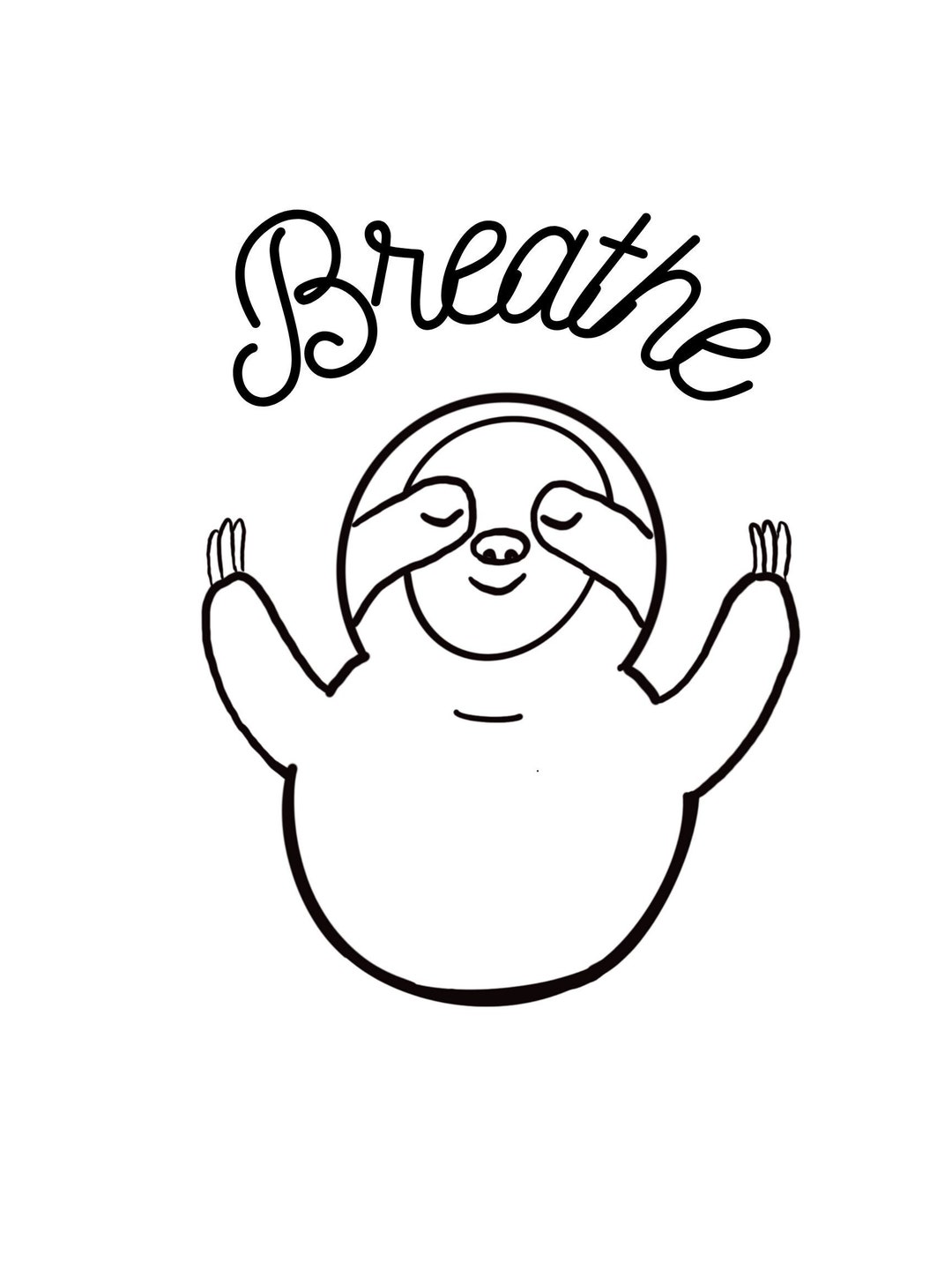 Mental Health Coloring Sheet, Cute Animals - Etsy