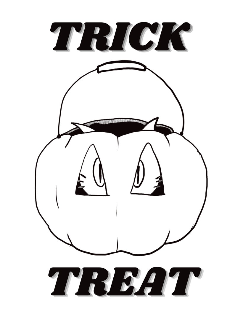 Spooky Autumn Themed Coloring Pages - Etsy