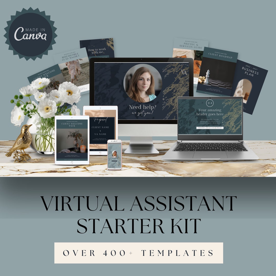 Virtual Assistant Starter Kit | Instagram Template | Services and Pricing Guide Template | Va ...