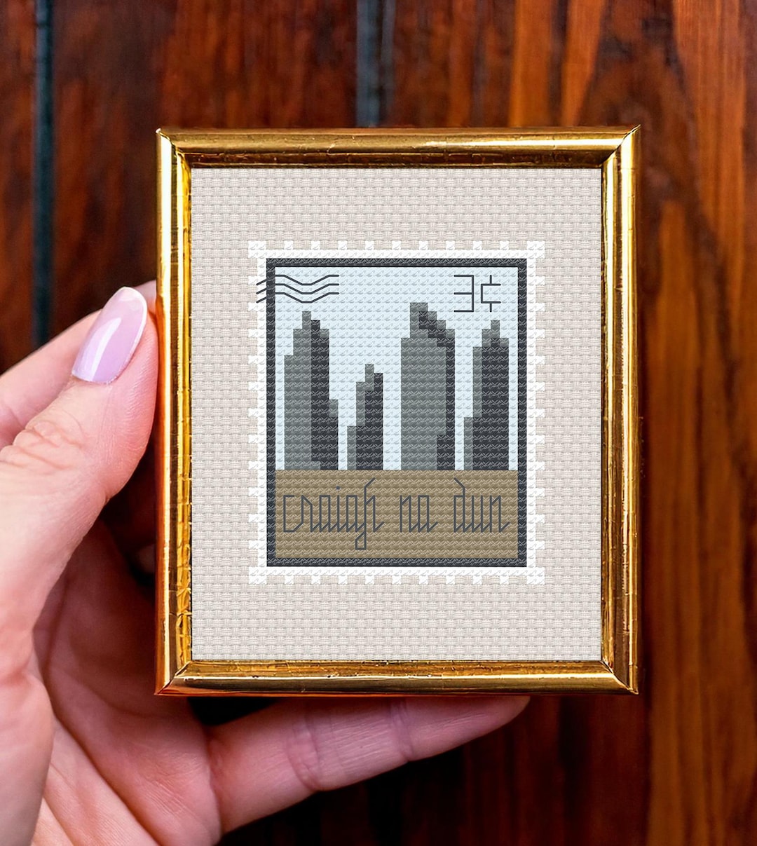 Mini Outlander Cross Stitch Pattern, Craigh Na Dun Stamp, Pattern ...