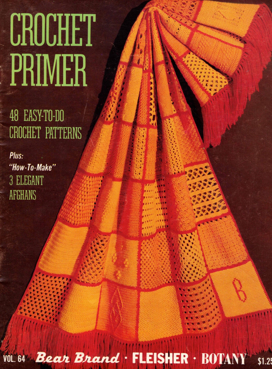 Vintage Crochet Primer Digital Pattern Booklet - Etsy