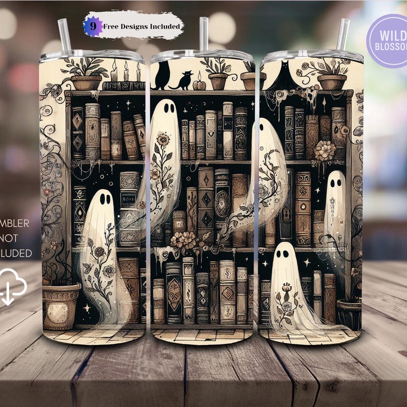 Ghost in Library - Etsy