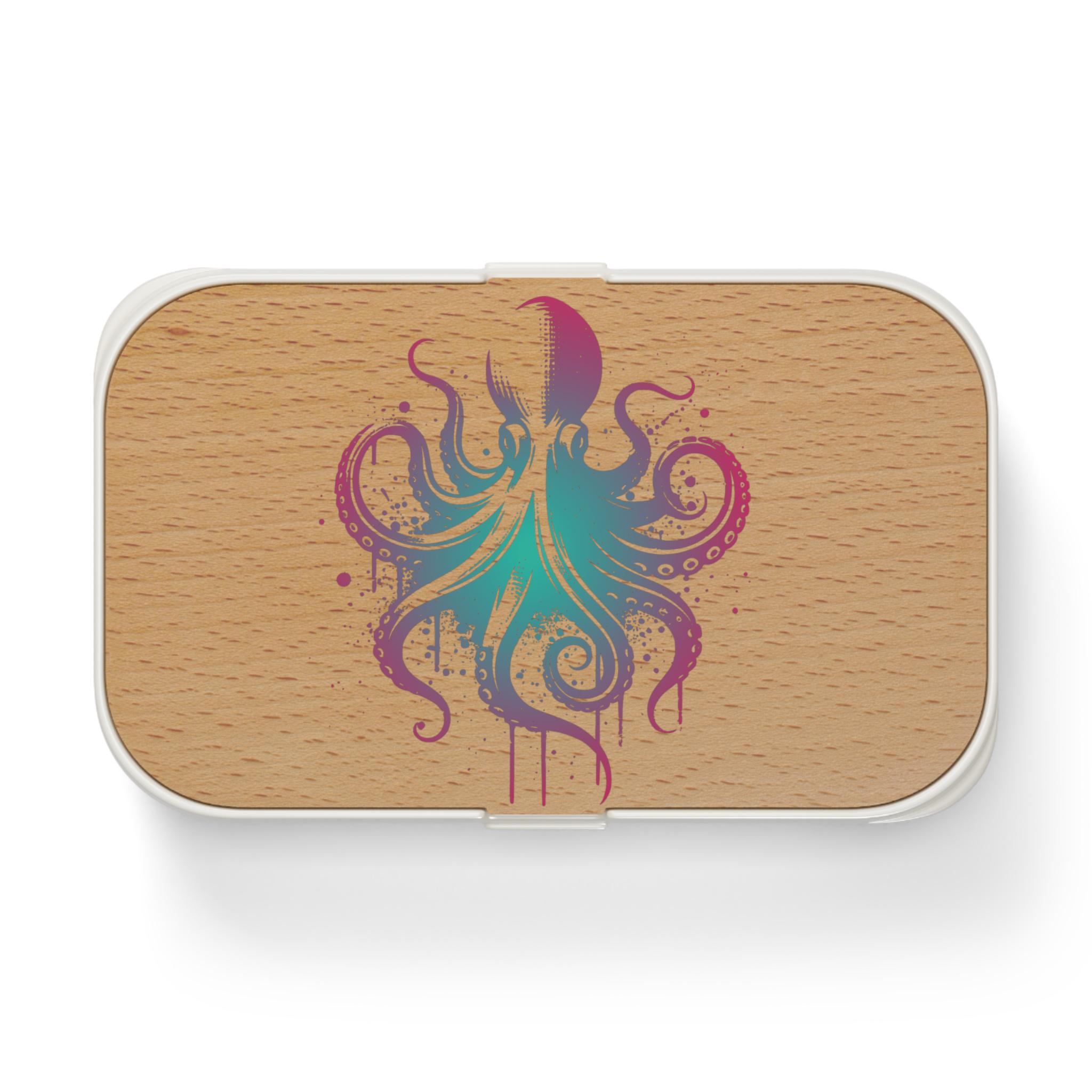 Ocean Octopus Bento Lunch Box, Ocean Scene Bento, School & College ...