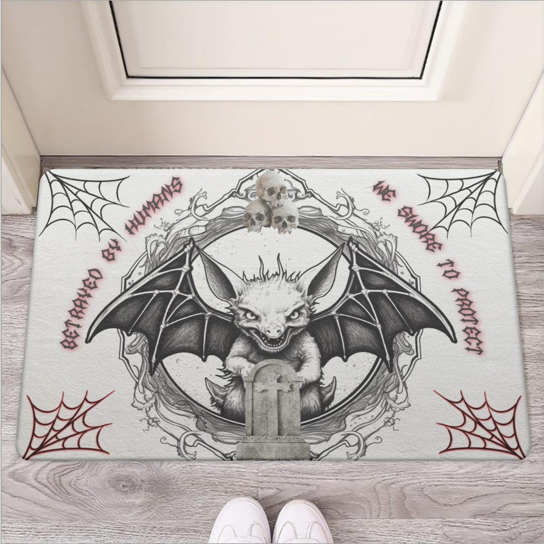 Creepy Gargoyle Door Mat Betrayed by Humans, We Swore to Protect ...