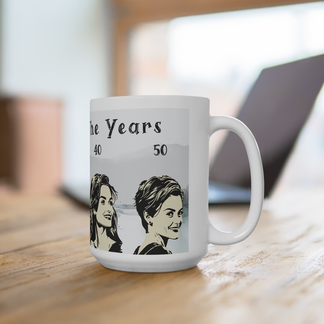 Through the Years woman's Life Stages 20 50yrs. 15oz - Etsy