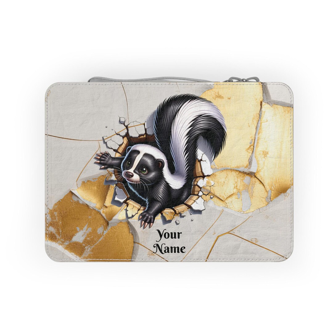 Personalized Skunk in Wall Eco-friendly Lunch Bag, Brown Paper Bag ...