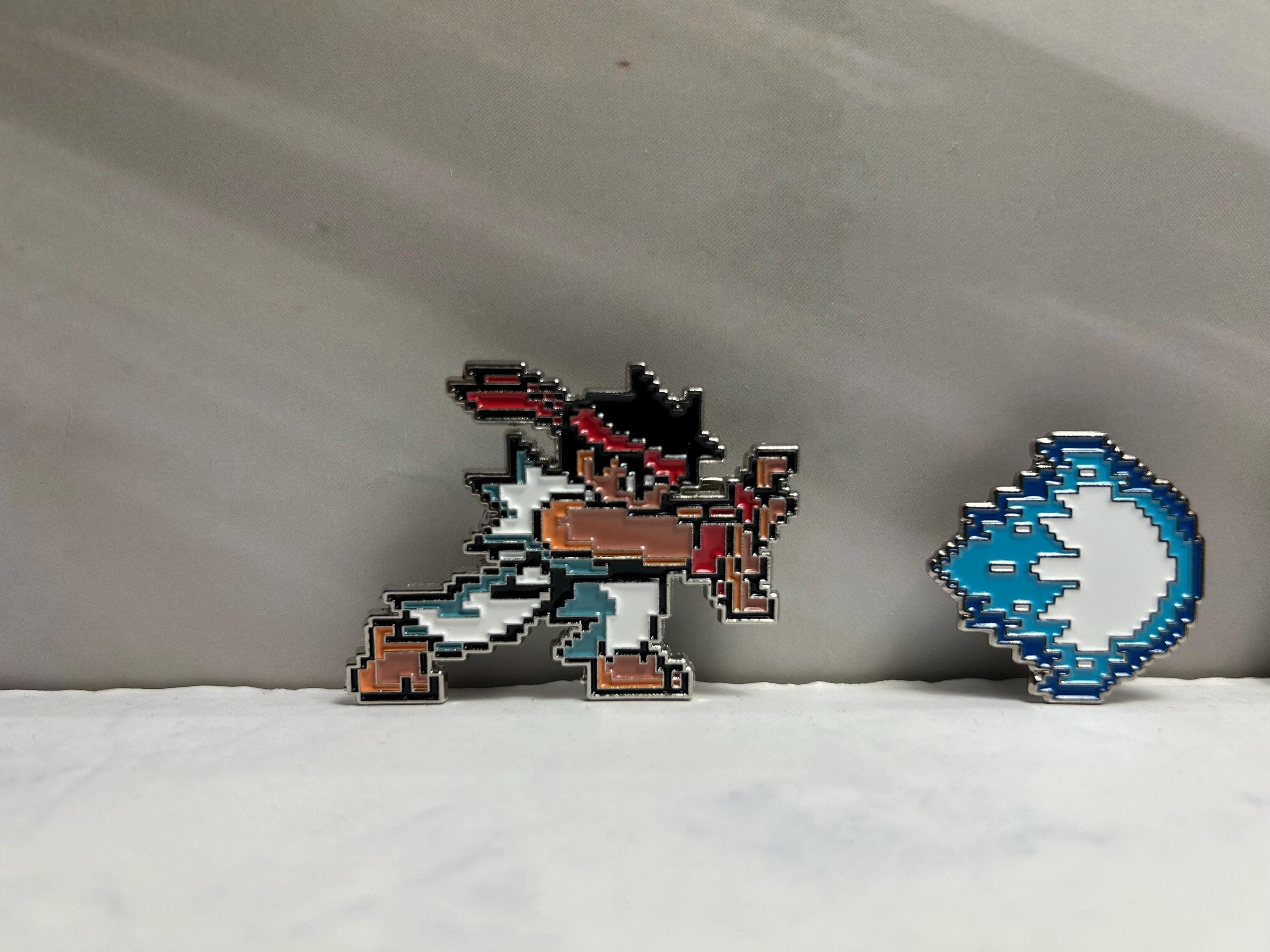 Street Fighter Pixelated Pin Badge - Etsy