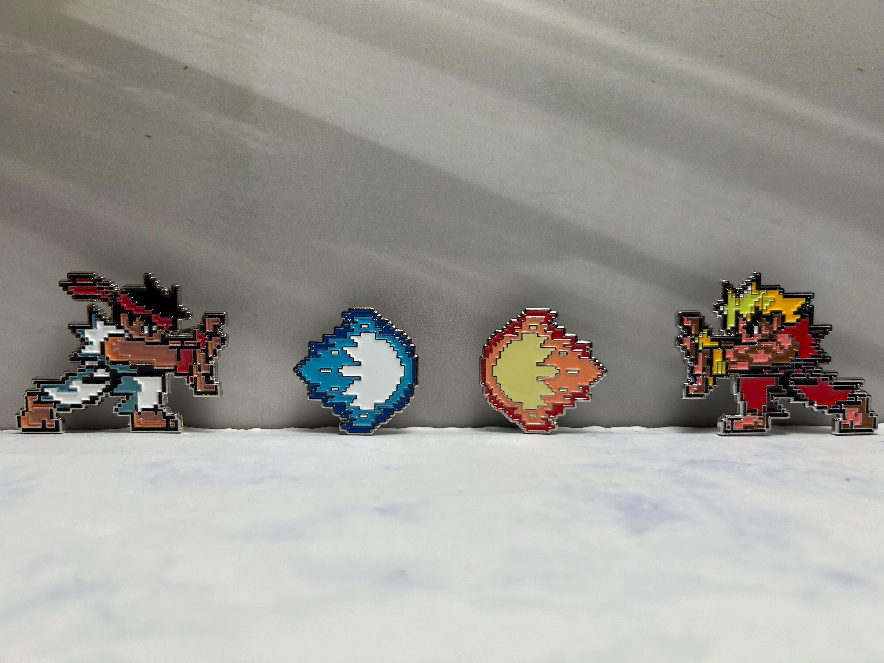 Street Fighter Pixelated Pin Badge - Etsy