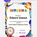 Preschool Diploma, Editable Preschool Diploma, Preschool Graduation ...