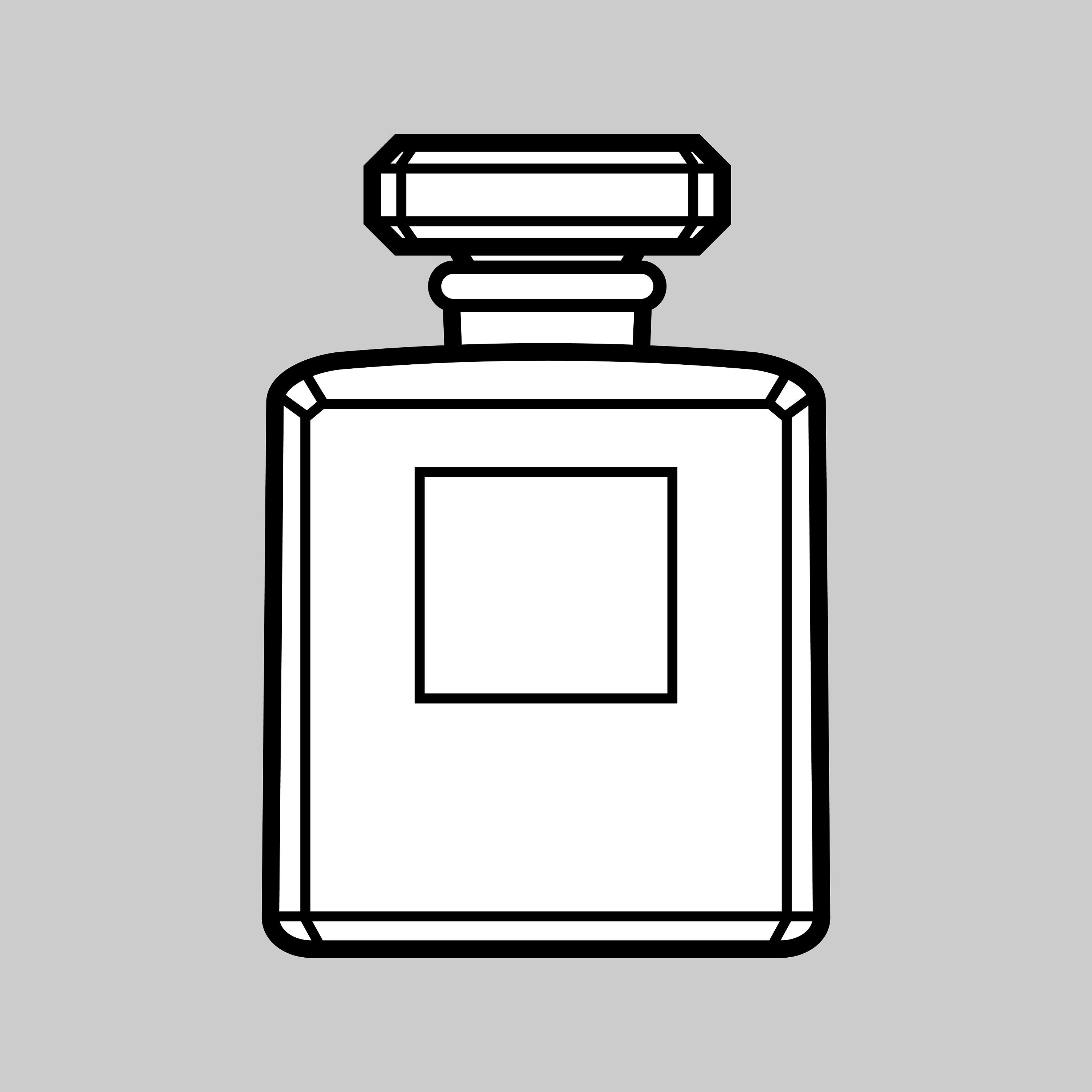Perfume Bottle Digital Vector Icon in SVG Format - Etsy