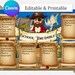 Editable School Timetable for Kids, Pirate School Timetable, Printable ...