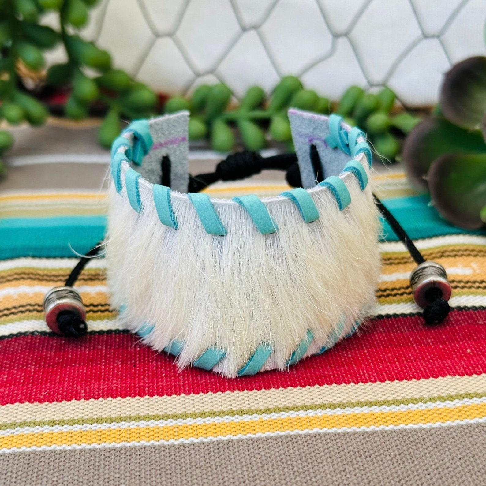 Cowhide Cuff Bracelets - Etsy