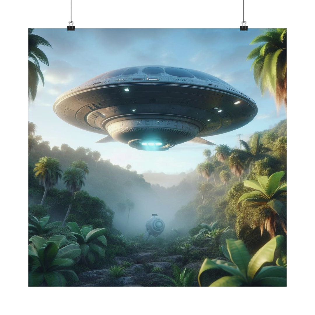 Alien in the Jungle - Etsy