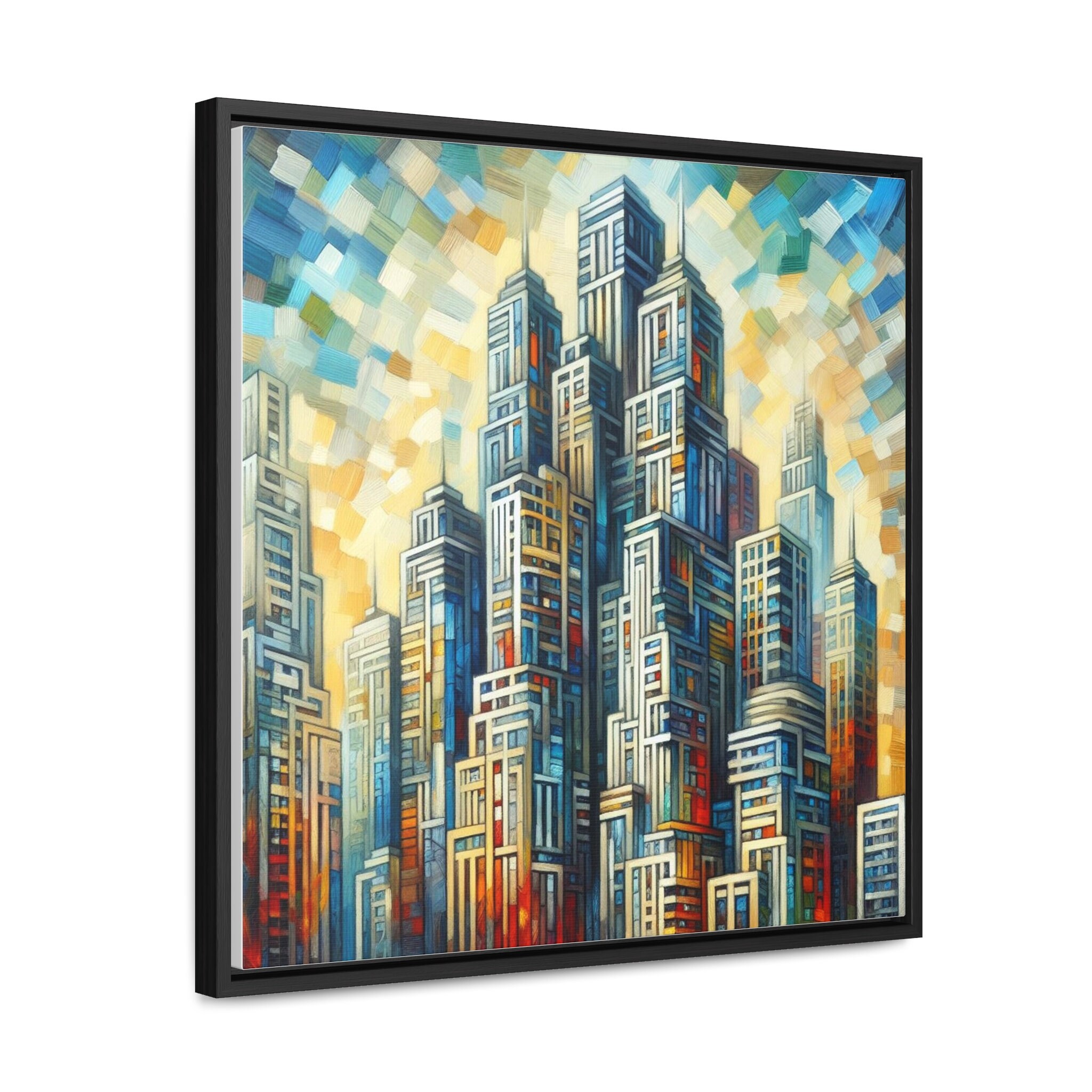 Cubist Heights: Exploring Vertical Perspectives in Tall Buildings - Etsy