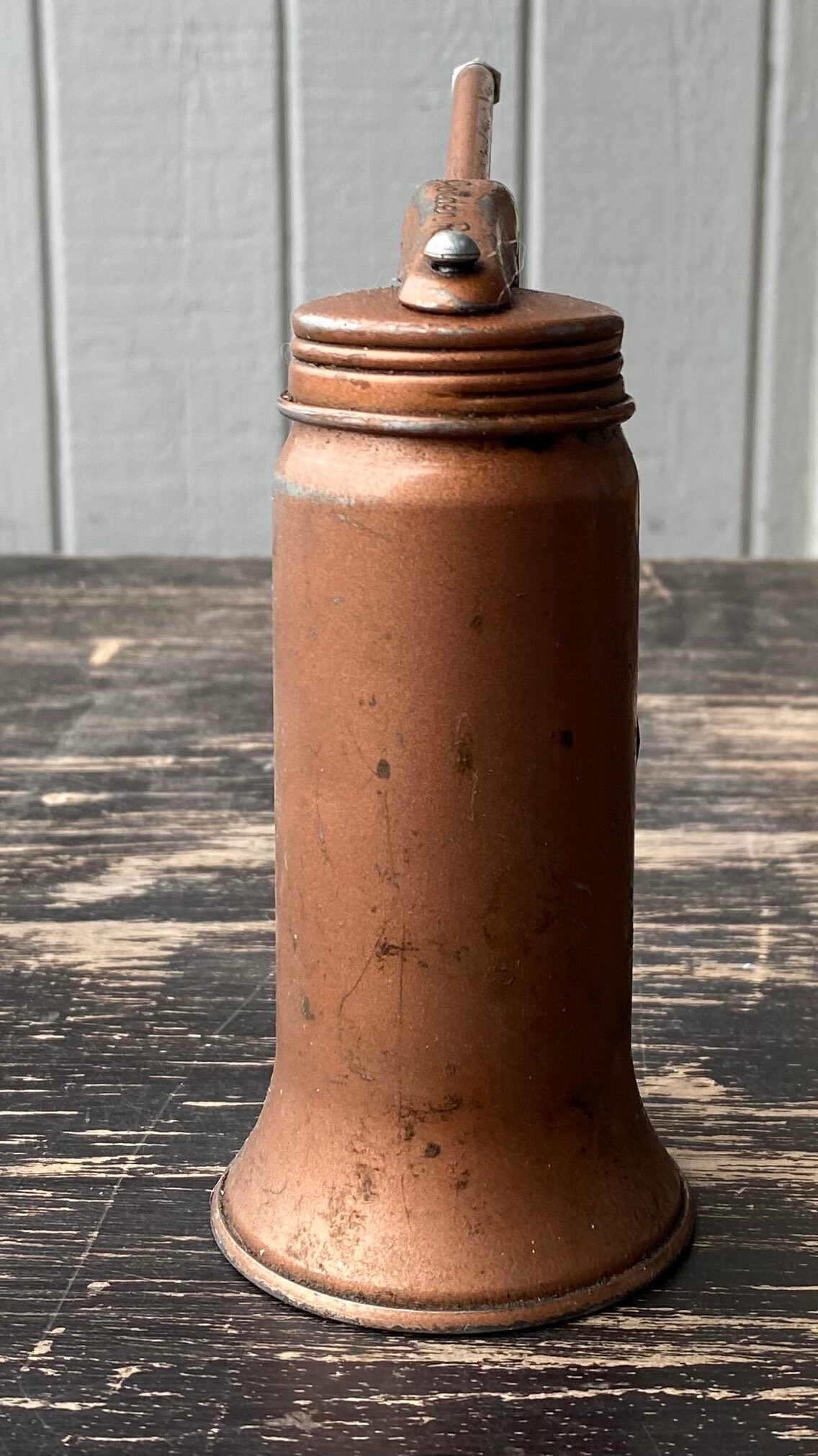 Vintage Small Golden Rod Metal Pump Oiler Can With LONG SPOUT - Etsy