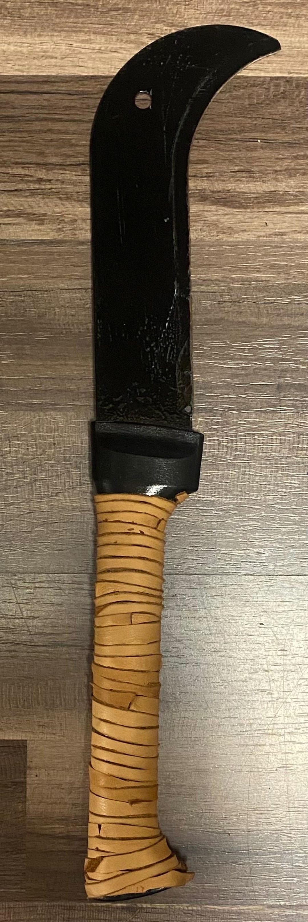 Vintage Primitive Collectible Machete Knife W/hook 19" Long - Etsy