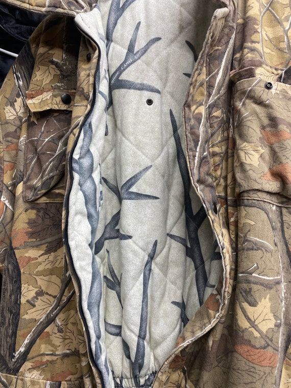 Vintage Men's Insulated Skyline Camo Hunting Coveralls - Gem