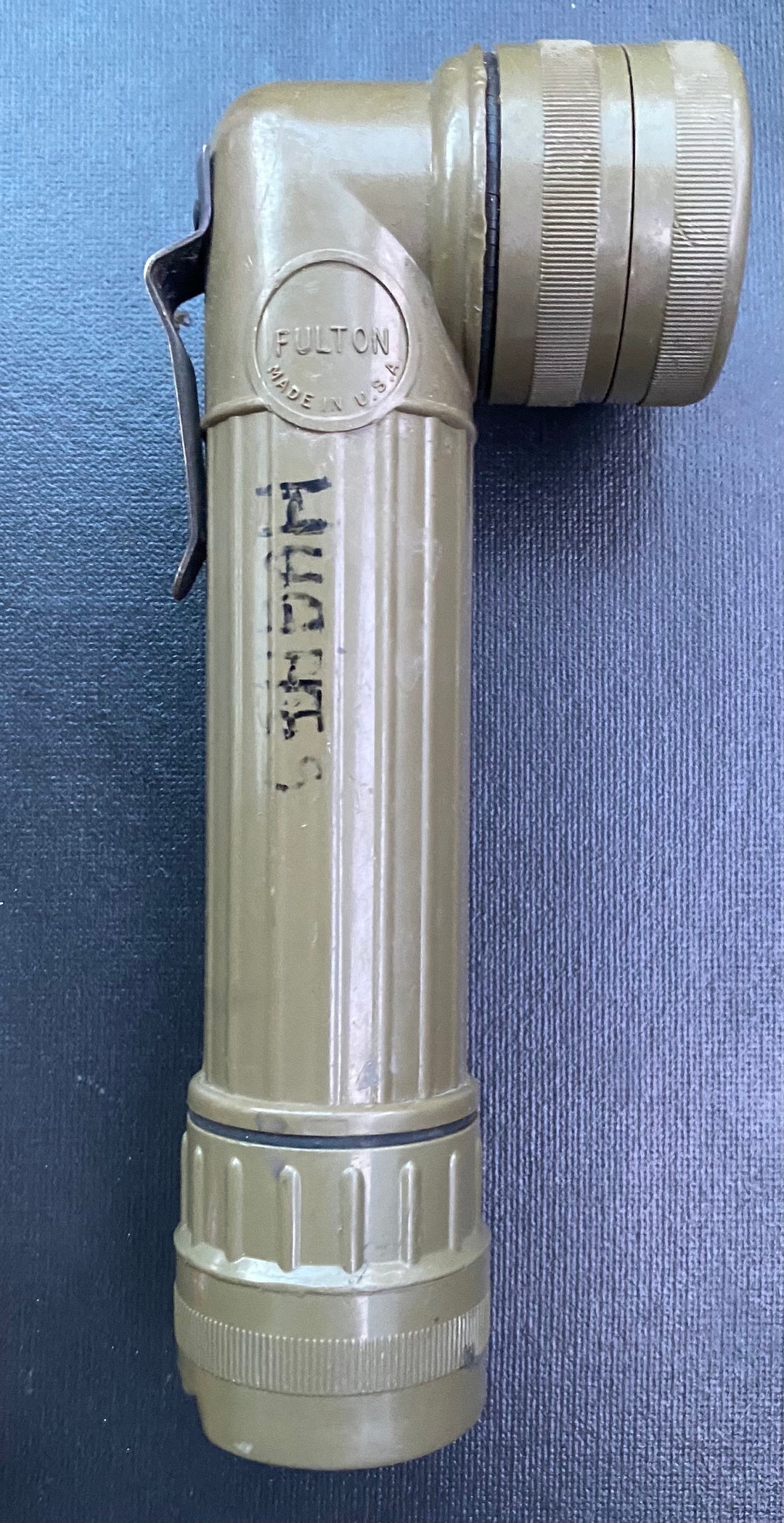 Vintage US Military Fulton MX-991/U Flashlight W/ Lens - Etsy