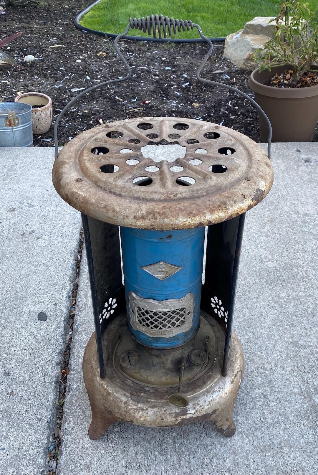 Very RARE Antique NESCO Perfect Oil Heater COOKER Stove #300 Circa ...