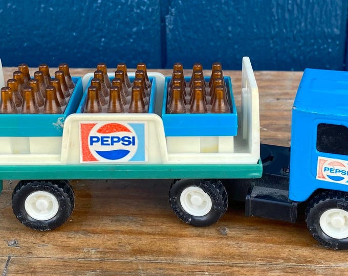 1970’s Buddy L Pepsi Cola Semi Truck Pressed Steel W/ Soda Pop Bottle ...