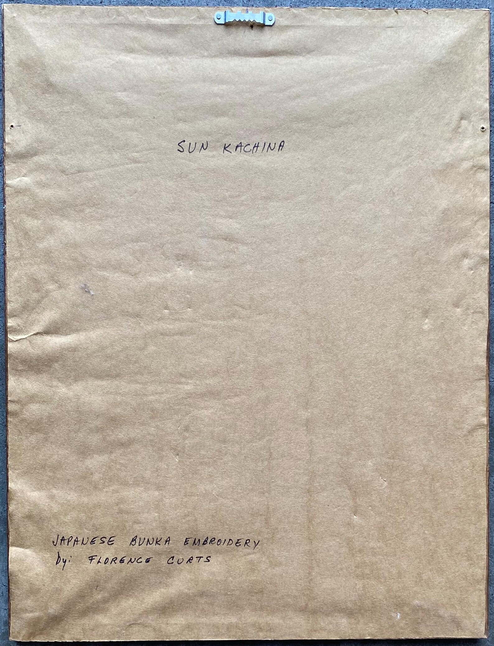 Japanese Bunka Framed Embroidery Artwork of Southwest Native American ...