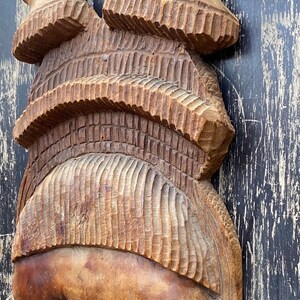 Large Hand Carved Wooden African Wall Mask 28” - Etsy