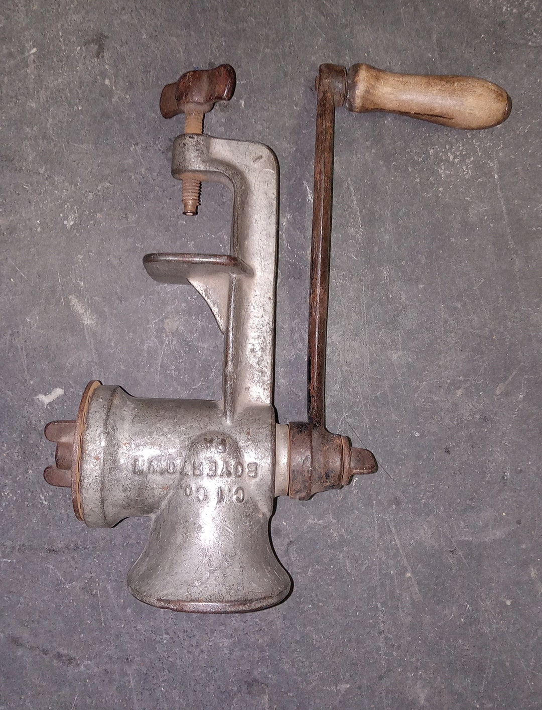 Antique Keystone Hand Crank Meat/food Grinder No. 10 Table Mount - Etsy