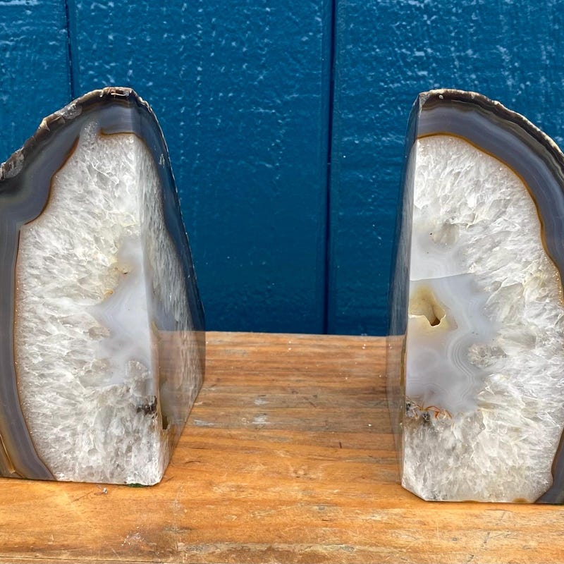 Geode Bookends - Etsy