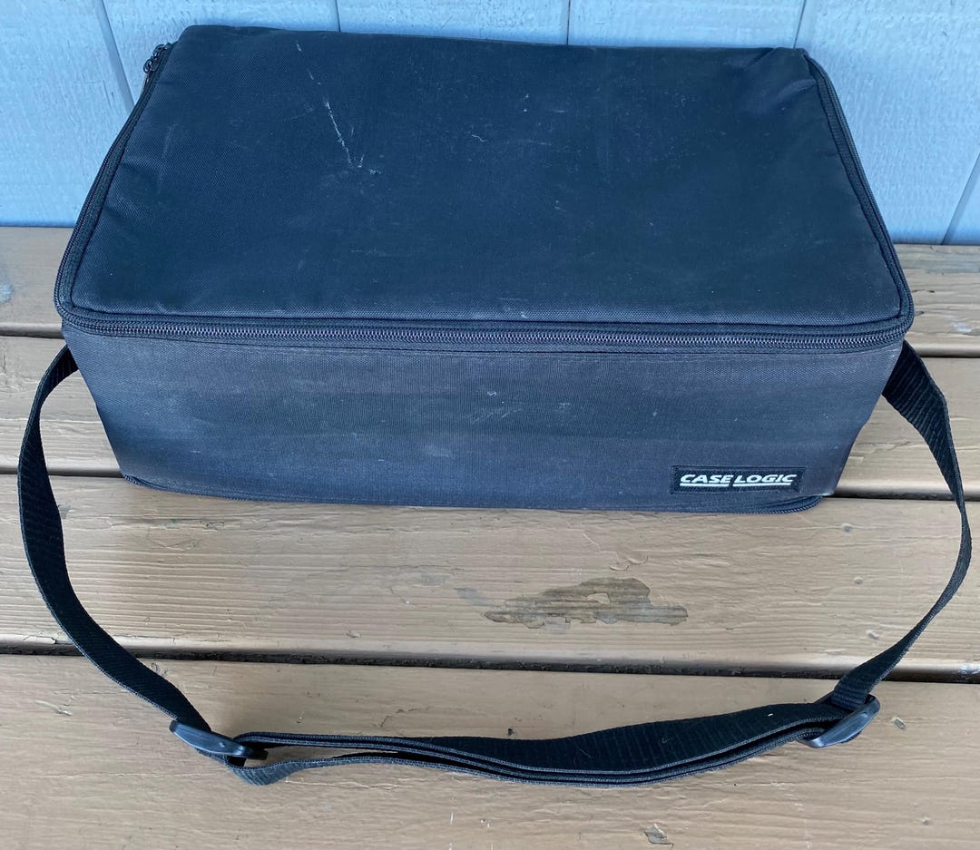 Vintage Case Logic Cassette Tape Carrying Case Double Sided W/storage ...