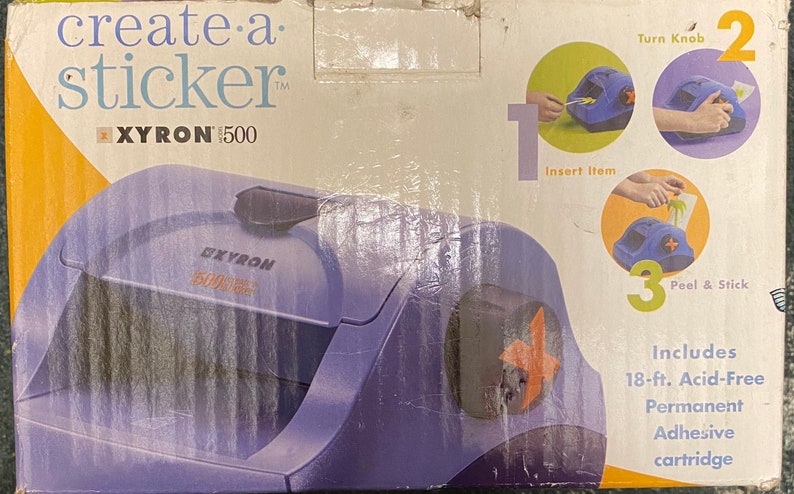 XYRON Create A Sticker Machine Model 500 Acid Free - Etsy