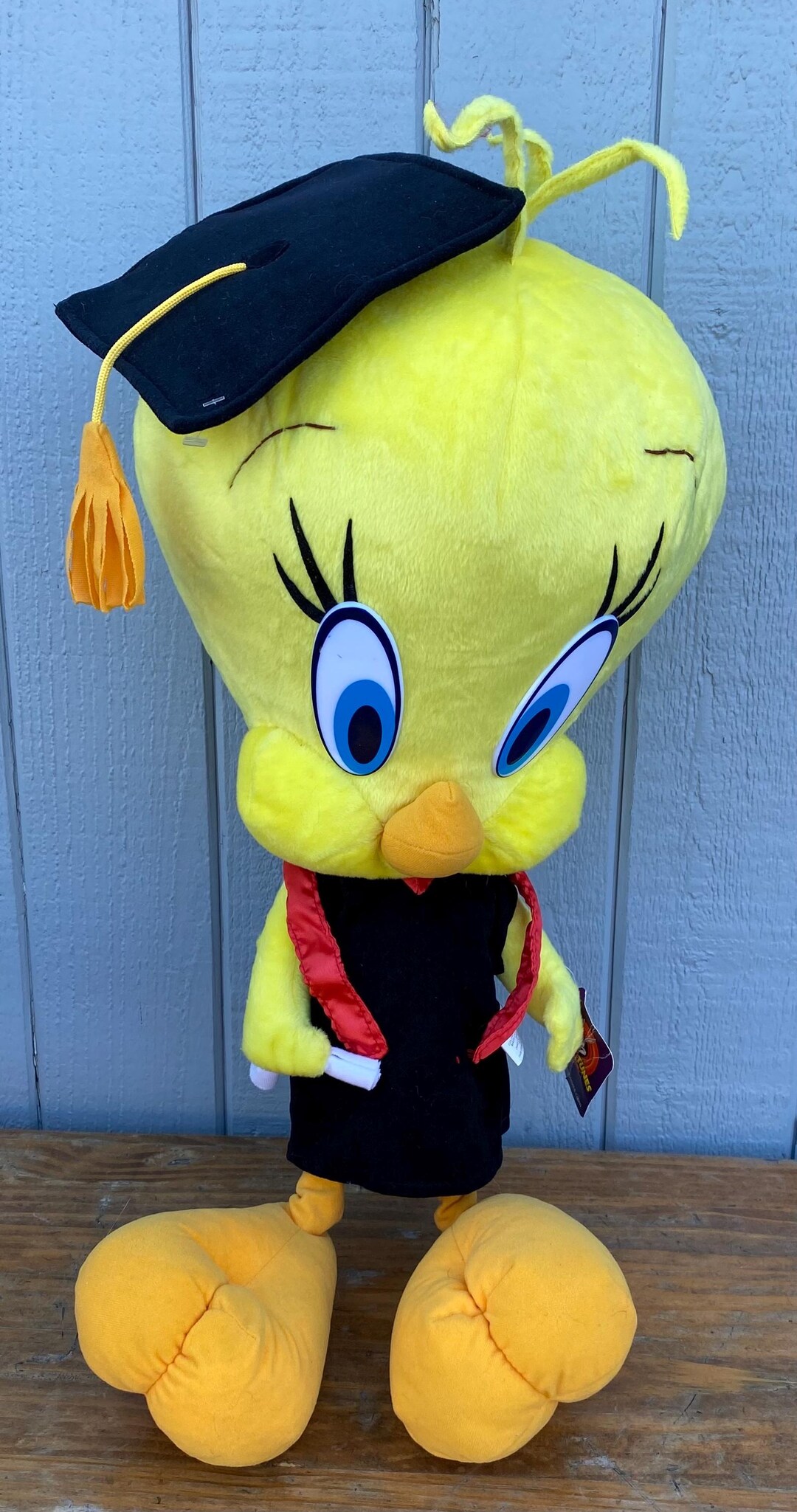 2005 Large Looney Tunes Warner Bros. Tweedy Bird Stuffed Graduation ...