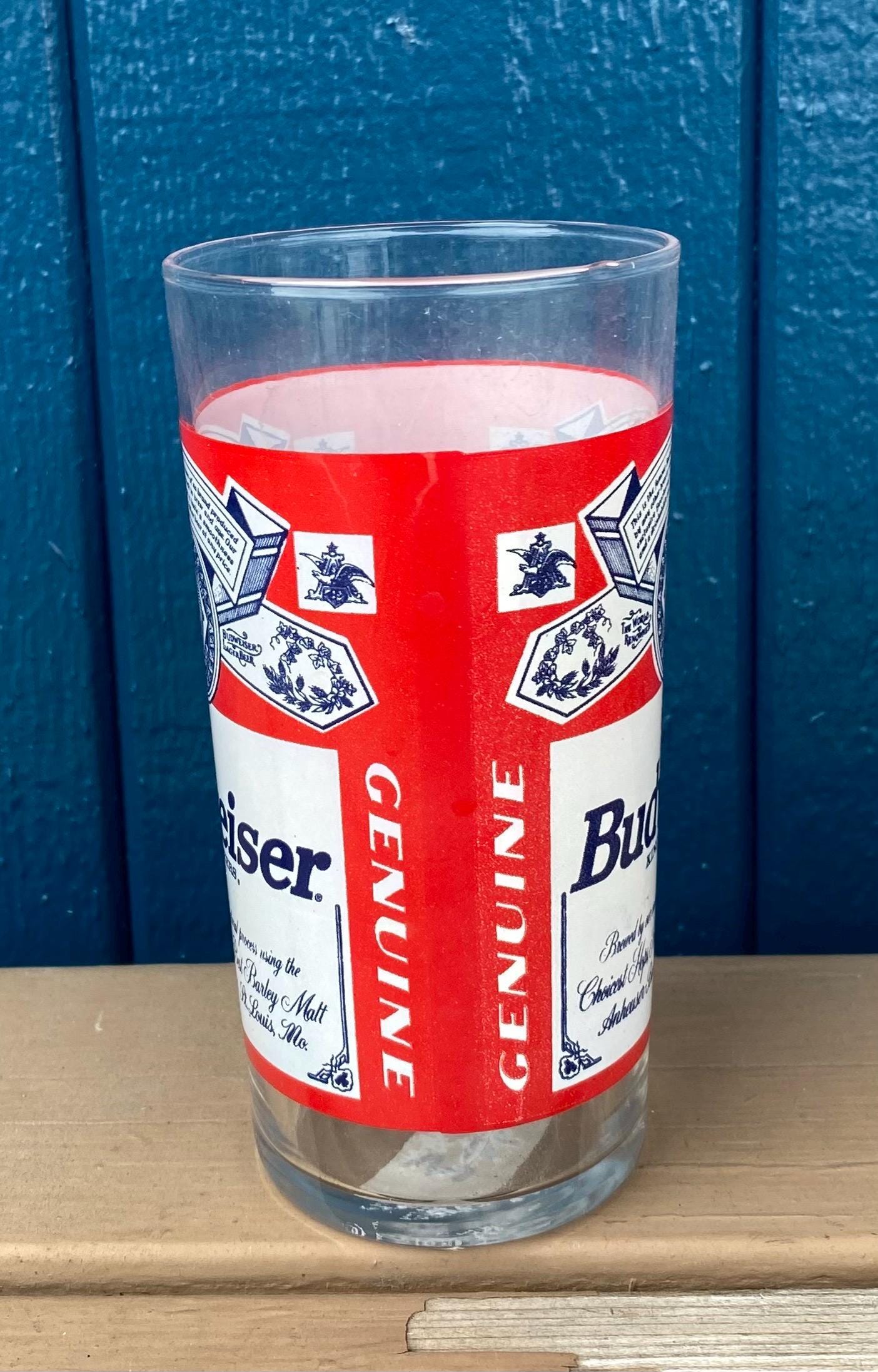 Vintage Budweiser Logo Beer Glass, Vintage Advertising, Breweriana - Etsy