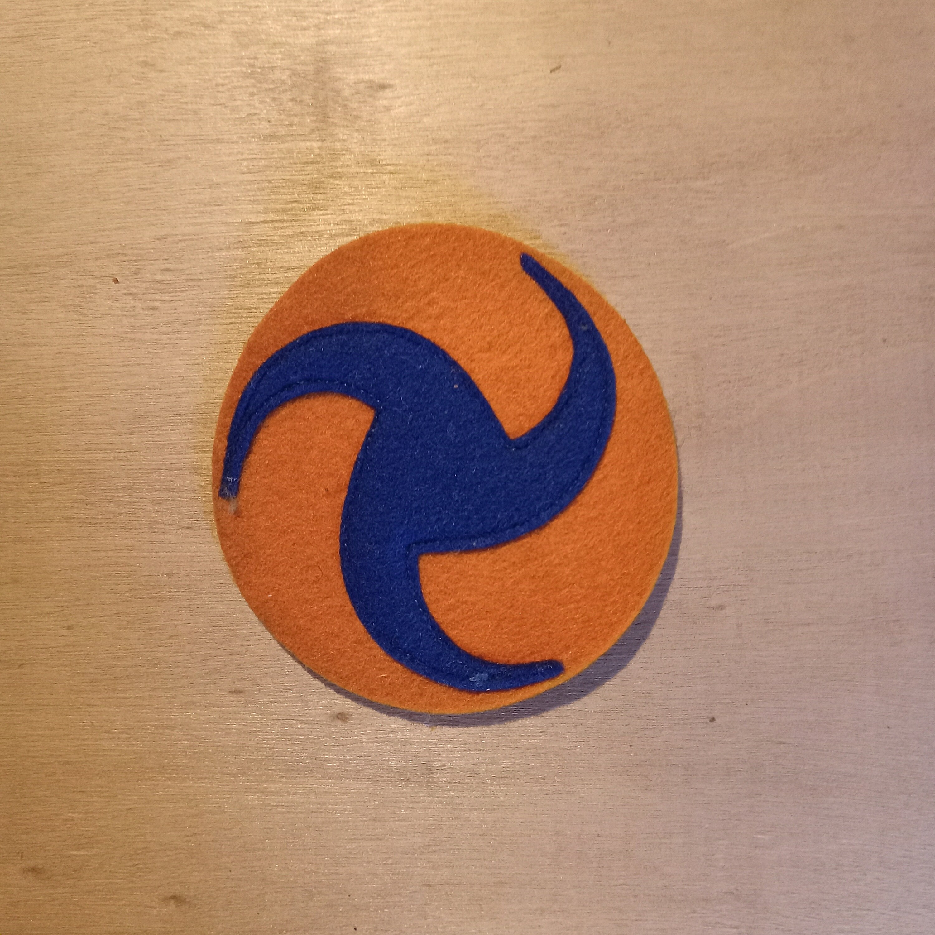 WWII Army Air Force USAAF General Headquarters Felt on Felt Pinwheel ...