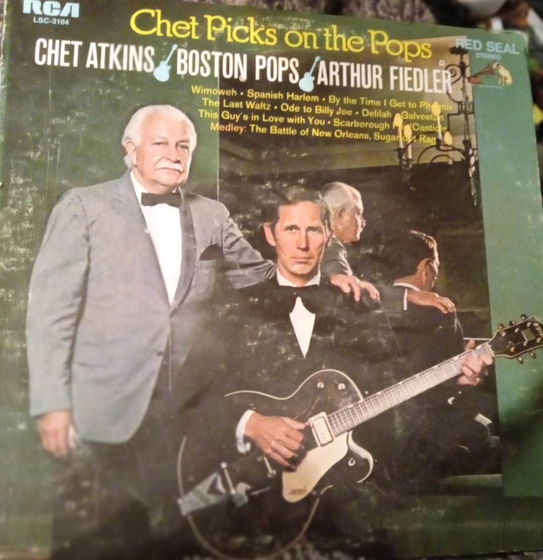Chet Atkins Boston Pops Arthur Fiedler Chet Picks on the Pops Vinyl ...