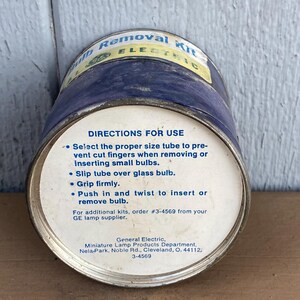 Vintage Retro GENERAL ELECTRIC Bulb Removal Kit for Small Bulbs, Cars ...
