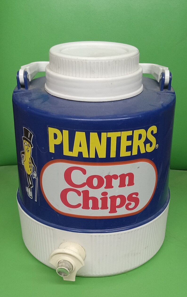 Planters Peanuts Corn Chips 1 Gallon Thermos Travel Jug VINTAGE 1970's ...