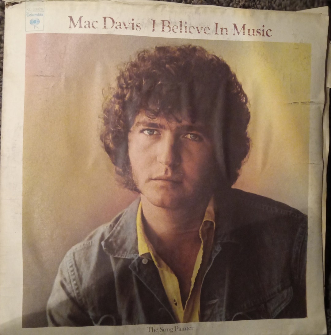 Mac Davis I Believe in Music Vinyl Record - Etsy