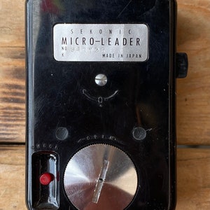 Vintage Photography SEKONIC Micro-leader Light Meter - Etsy