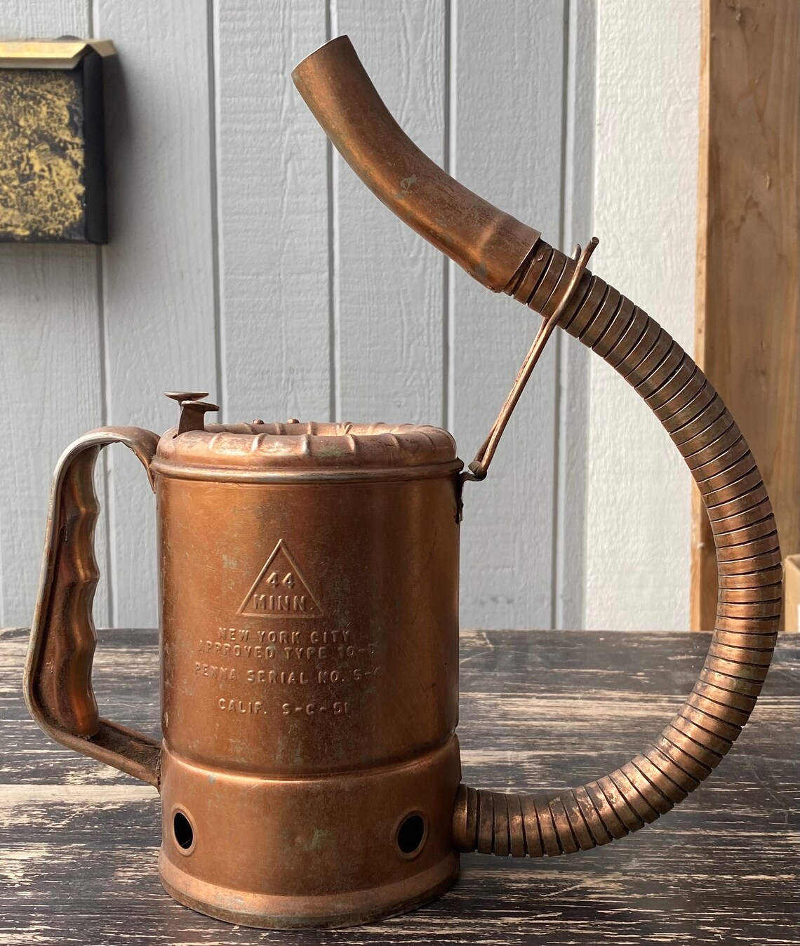 1940’s Rare Swingspout Long Spout Copper Oil Can 1 Quart USA ...