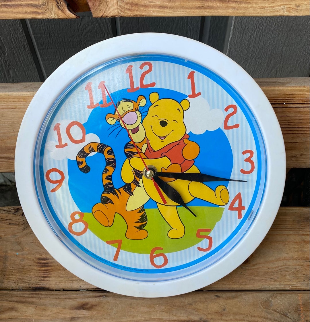 Winnie the Pooh and Tigger Wall Clock 10” - Etsy