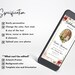 Floral Funeral Digital Invitation Elegant Flower Funeral Announcement ...