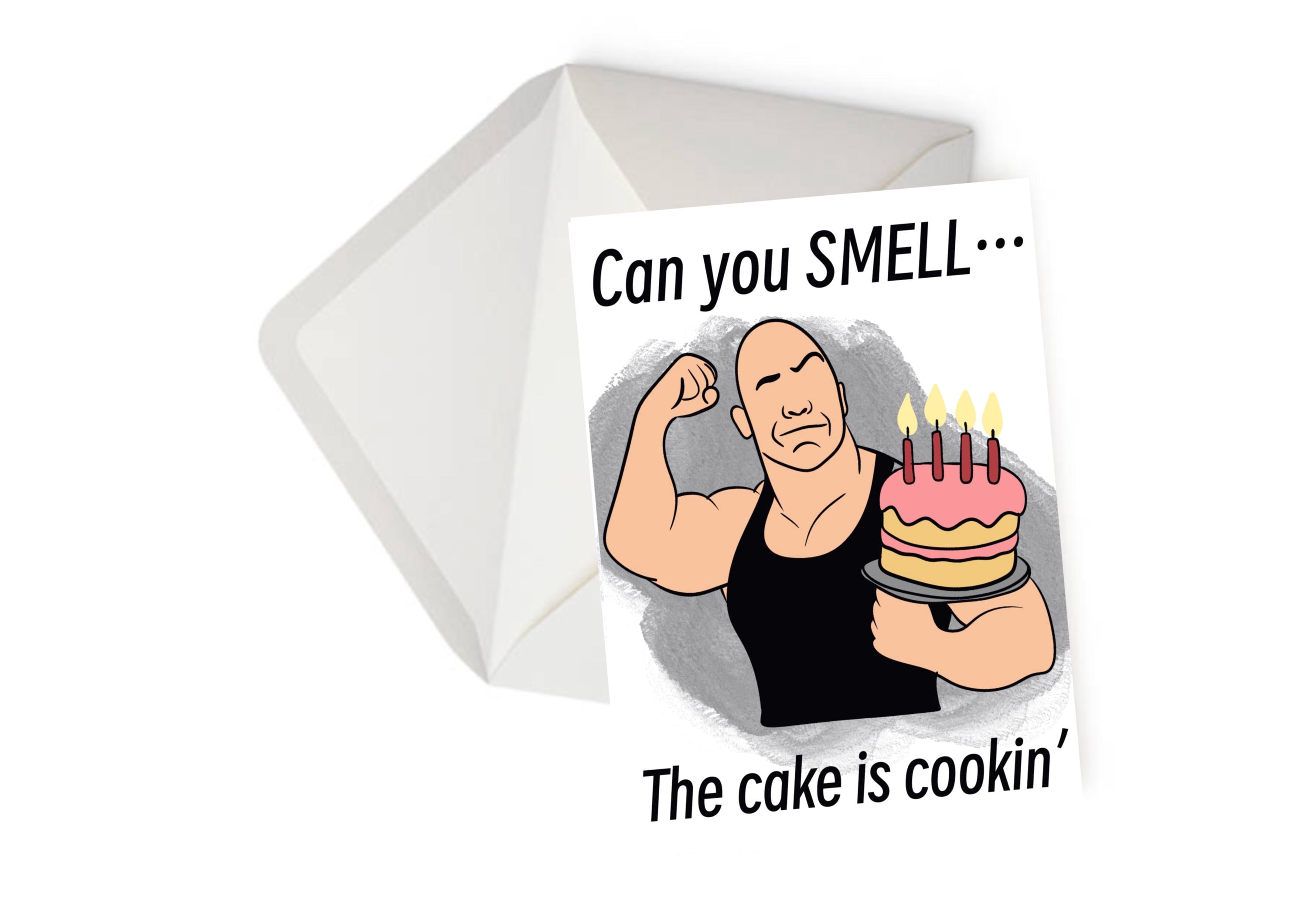 Male Wrestler Birthday Card: Unique Wrestling Fan Greeting - Etsy