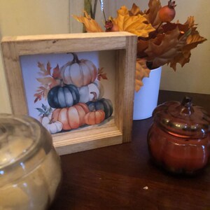 Cozy Fall Pumpkins Watercolor Printable - Thanksgiving or Fall Decor - Etsy