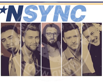Nsync Tumbler Wrap, Nsync Sublimation Wrap, Nsync Tumbler PNG, Nsync ...