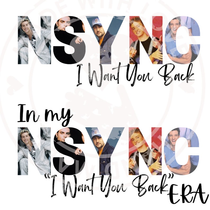 NSYNC PNG Bundle - Etsy