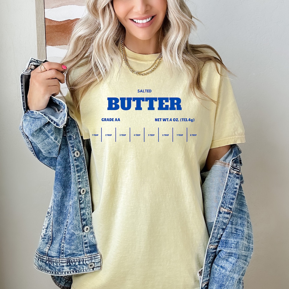 Salted Butter Sweatshirt, Butter Lover T-shirt, Funny Baking Shirt ...