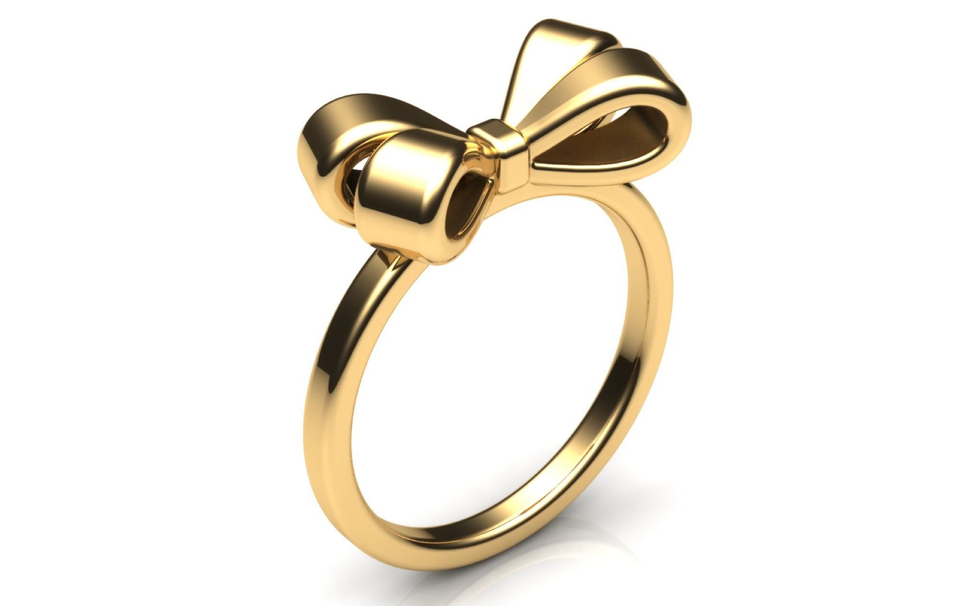 14k Solid Gold Double Bow Ring, Elegant Rings, Timeless Rings, Gift Rings, Cool Rings, Unique ...