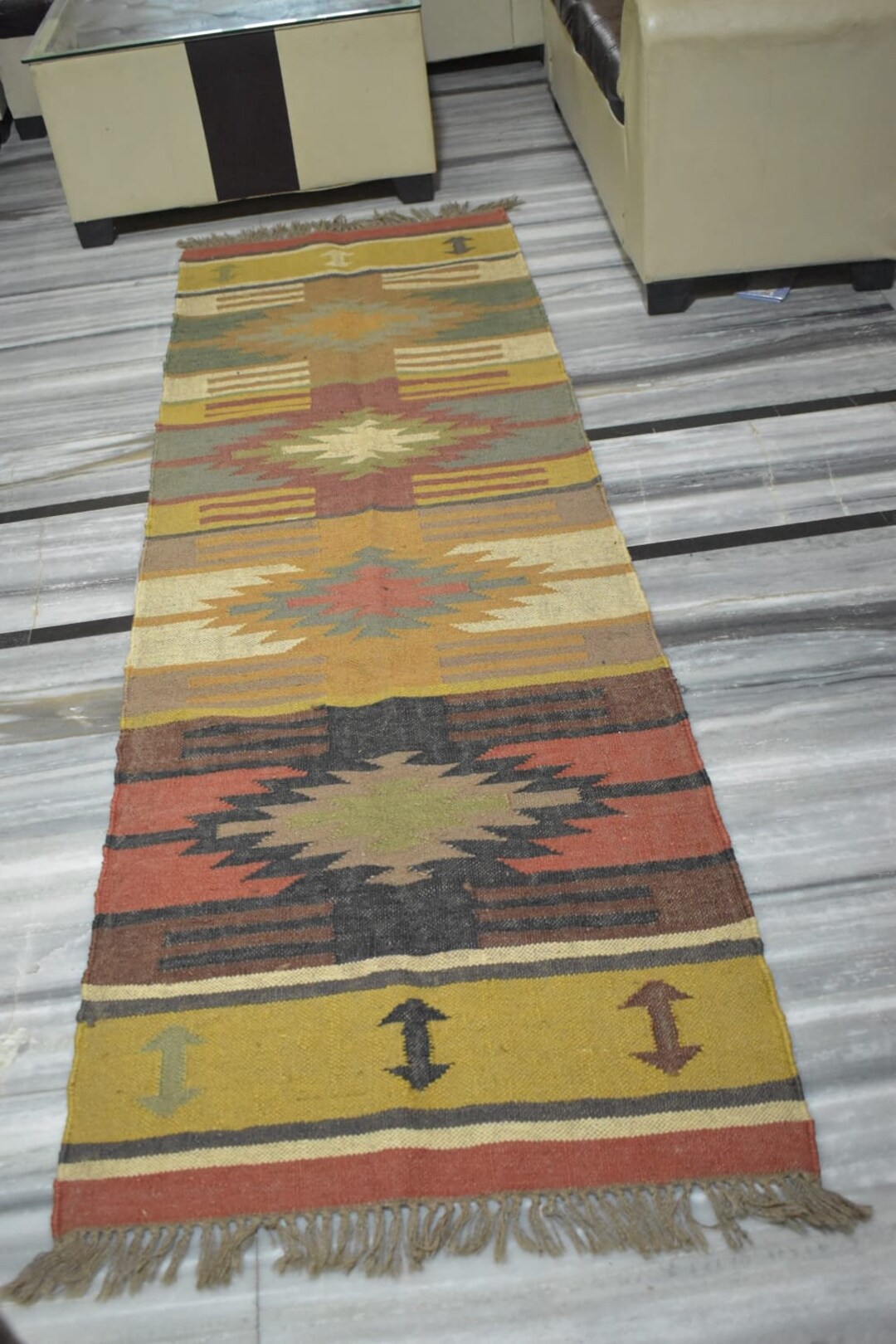 Wool Jute Rug, Kilim Rug, Green Oushak Rug, Retro Rug, Quirky Rug ...