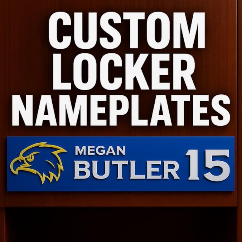 Custom Nameplate Locker - Etsy